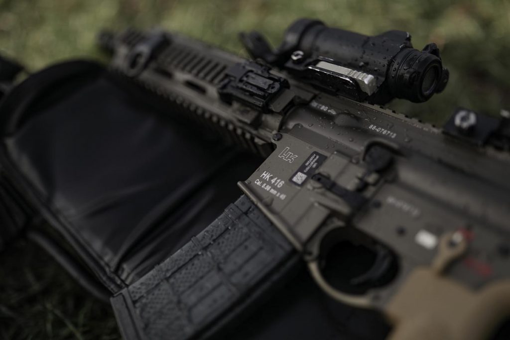 Netherlands 11 Airmobile Brigade Combat Divers Baptize Their HK416 ...