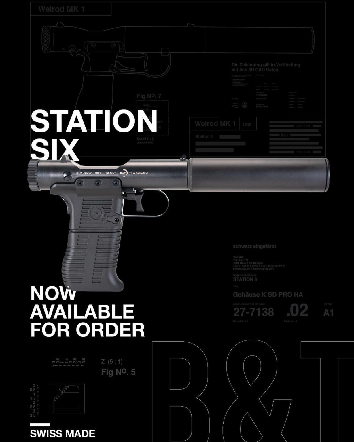B&T USA Announces STATION SIX Silenced Pistol - Strikehold.net