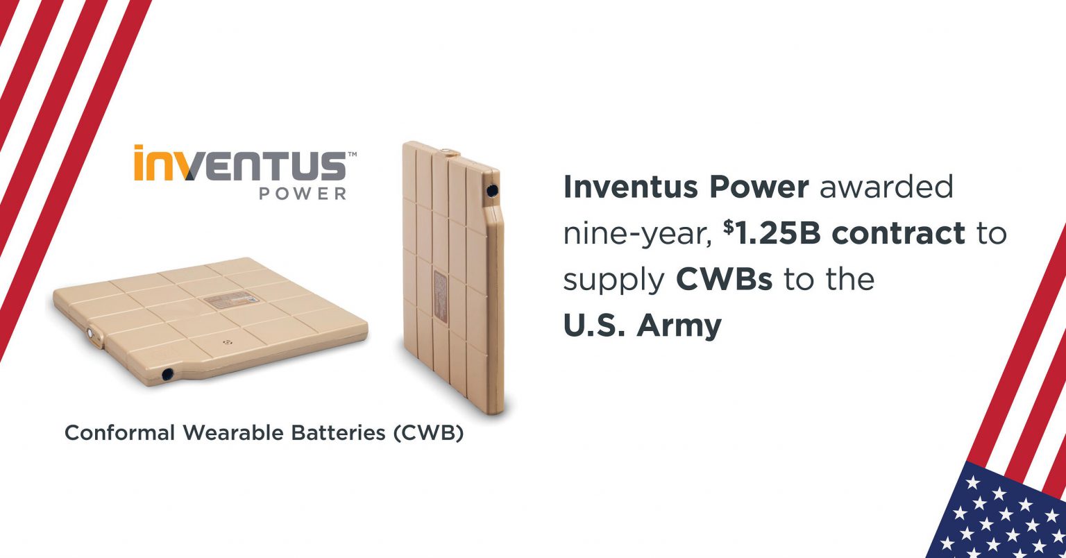 US Army Awards Billion Dollar Contract For Conformal Batteries ...